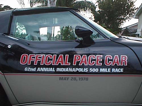 1978 Pace Car Corvette Project - VetteFinders.com