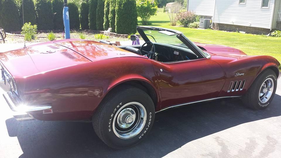 FS (For Sale) 1969 Burgundy Corvette Convertible in MI - $27,000 OBO ...