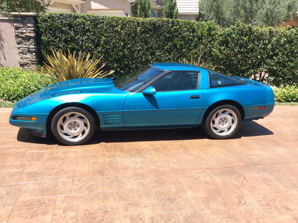 FS: 1992 Bright Aqua Metallic Corvette Coupe in CA - $6,950 ...