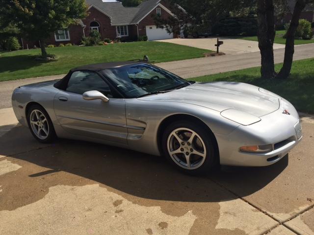 FS (For Sale) 2000 Silver Corvette Convertible in INDIANA - $20,000 ...