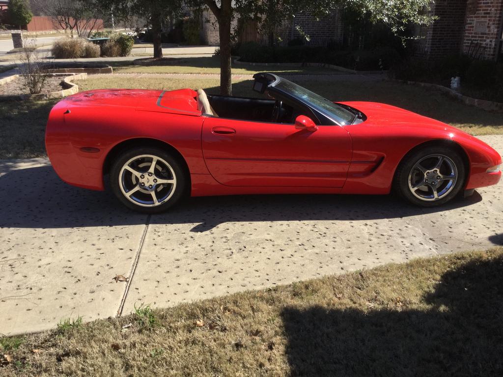 FS (For Sale) 2004 Red Corvette Convertible in TX - $19,500 ...